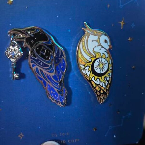 Eclipse Birds Pins - Etsy