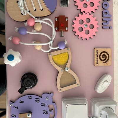 Busy Board, Toddler Busy Board, Mini Busy Board, Montessori Busy Board ...