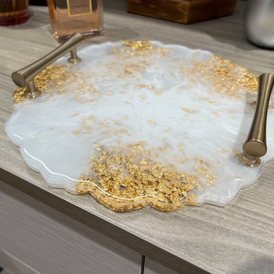 Irregular Geode Inspired Tray - Etsy