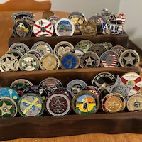 Challenge Coin Holder Canada Wall Mount Law Enforcement/military Coin ...