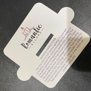 Custom Tags Premium Cardstock Custom Printing and Logos - Etsy