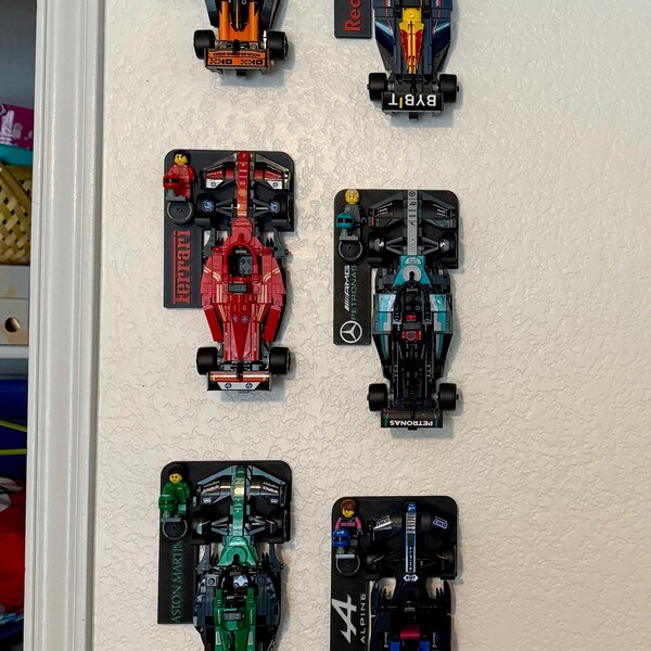 Lego Brick Compatible F1 Wall Mounts - Etsy