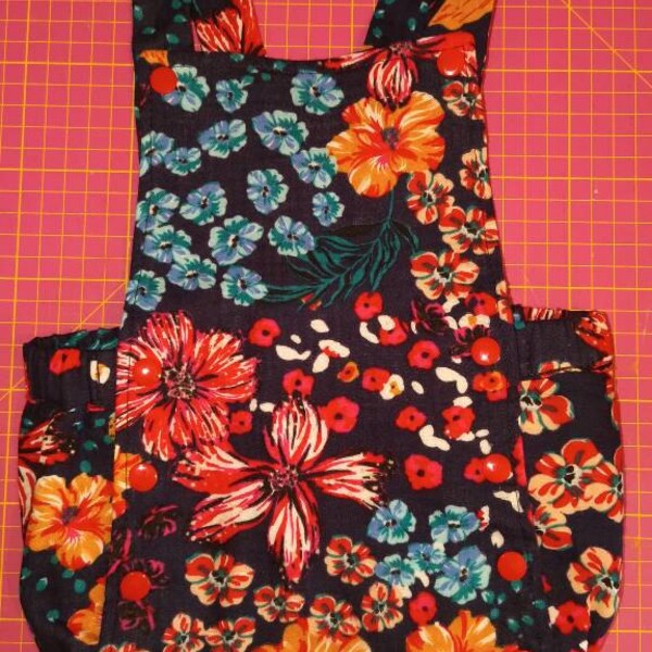 Baby Overalls Sewing Pattern & Tutorial: Easy Playsuit (PDF Download ...