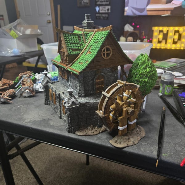 Tabletop Terrain Garrison Guard Post Barracks Dnd RPG Skirmish 32mm - Etsy