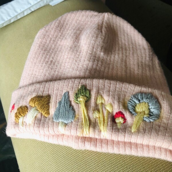 Custom Hand Embroidered Beanies - Etsy