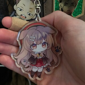 Hololive Vtuber Doujin Double Sided Acrylic Keychain Charm | Etsy