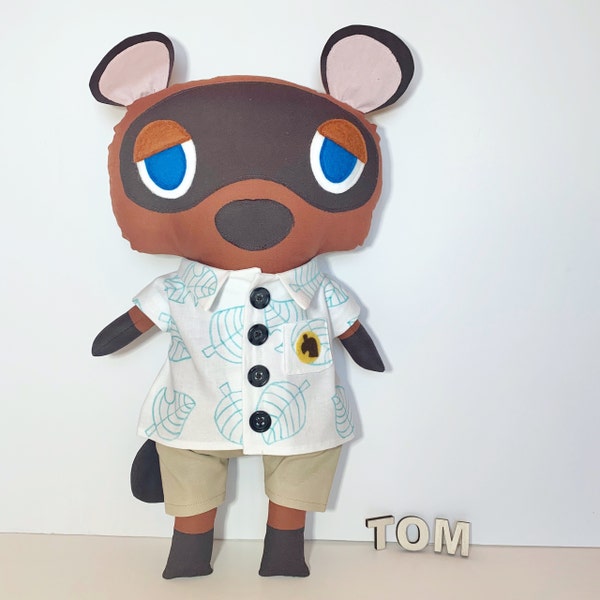 Animal Crossing New Horizons 'tom Nook' Inspired Racoon Doll With ...