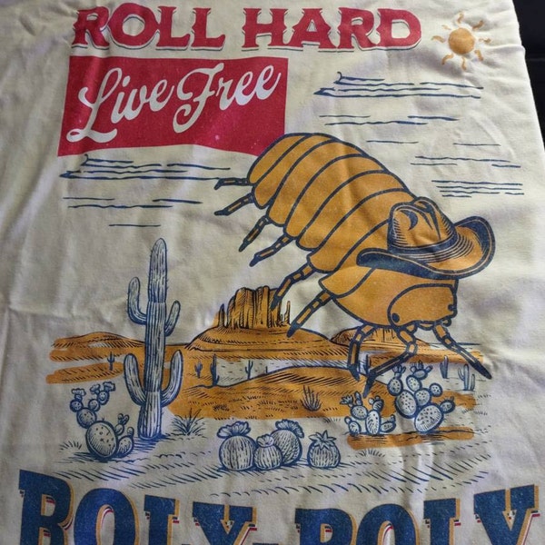 Roly Poly Shirt, Isopod Shirt, Vintage Western Rodeo Cowboy T-shirt ...