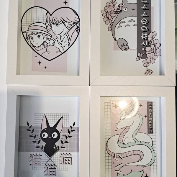 No Face Chibi Ghibli Inspired Cute Spirit Spirited Away Art Print Gift ...