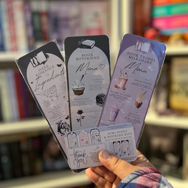 Bakery Bookmark | Bake a Book Boyfriend Recipe Bookmark | Bookish Gift ...