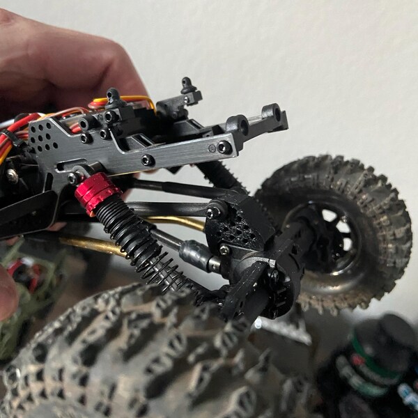 SCX24 Rear Axle Upper Link Riser: 3D Printed Anti-squat PETG - Etsy