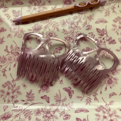 Vintage French Buttons Set of 3 Dusky Pink Casein Pierced 7 - Etsy