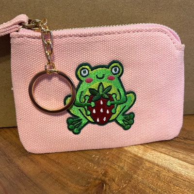 Keychain Wallet Cute Wallet Custom Personalized W/choice of Embroidered ...