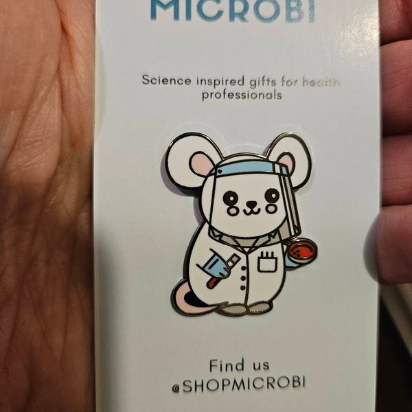 LAB RAT Hard Enamel Pin / Laboratory / Scientist / Med Lab Tech ...