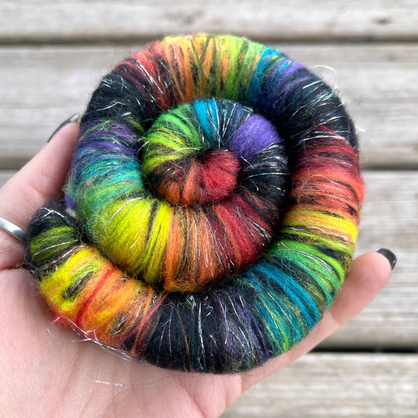 Sweet Roll Mini Batts: Blended Mini Batts for Fiber Artists - Etsy