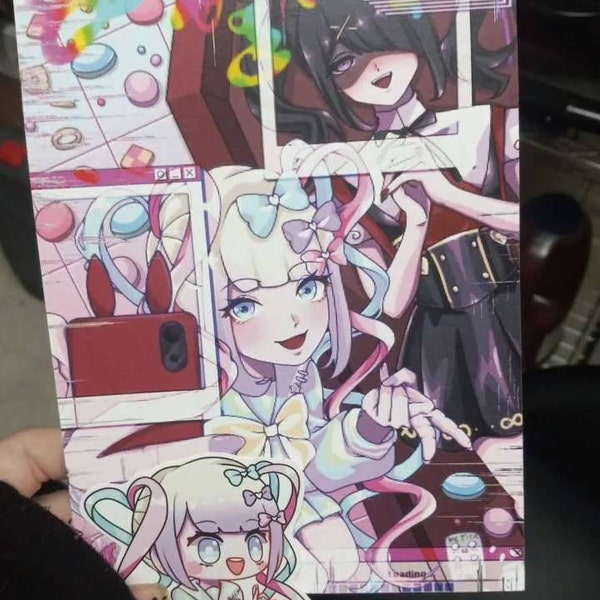 Alien Stage Characters Print Illustration - Ivan, Till, Mizi, Sua ...