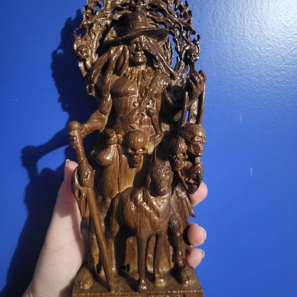 Papa Legba Voodoo Figure, Papa Legba Haitian, Paga Legba Pagan Statue ...