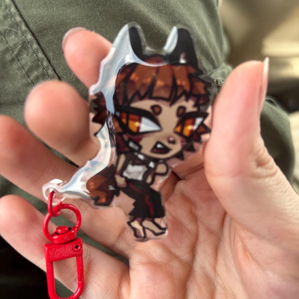 Akano Hiroshima | Double Sided Acrylic Charm | Keychain Gift | the ...