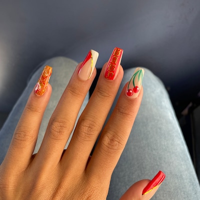 Teen Bubbles Powerpuff Girls Press on Nails Octi the Octopus ...