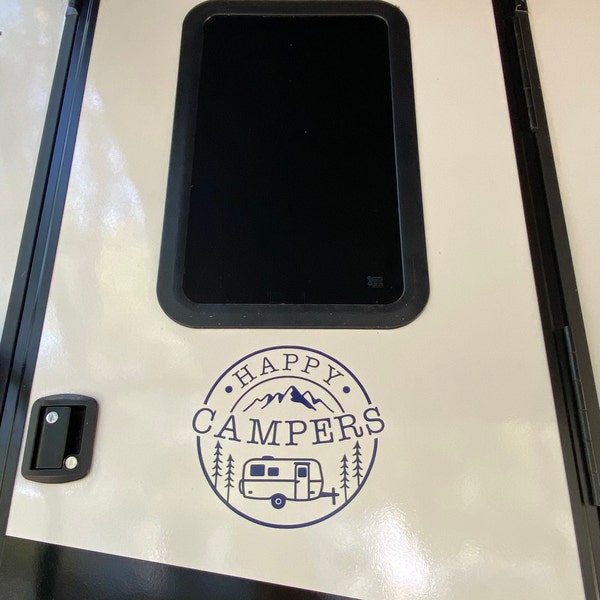 Scamp Decal, Happy Campers Decal, Happy Campers Scamp, Decal for Camper ...