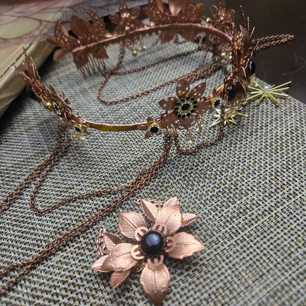 Aries Crown Zodiac Signs Celestial Headband Festival Fashion Gold Horns ...