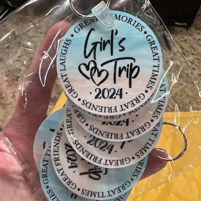 Personalized Girls Trip Bag, Girls Weekend Gifts, Personalized Beach ...