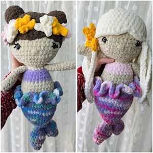 The Original Merbabies Amigurumi Pattern, Crochet Merbaby Plushie ...