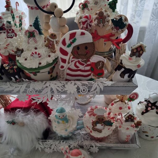 Gingerbread Man Hanging Tower, Christmas Decoration, Gingerbread ...