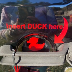 Insert DUCK Here Decal - Etsy