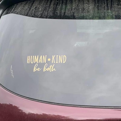 Humankind Be Both, Decal, Laptop Stickers, Vinyl Decal, Decals, Car ...