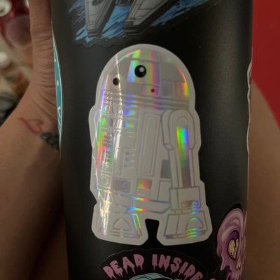 R2D2 Holographic Droid Sticker/ Star Wars Disney Laptop Stickers/mickey ...