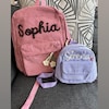 Personalized Kids Mini Backpack: Handcrafted Custom Name Bag - Etsy