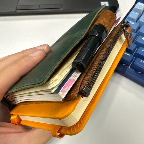 A6 Calendar Cover With Pen Loop & Snap Closure 4 Color Options - Etsy