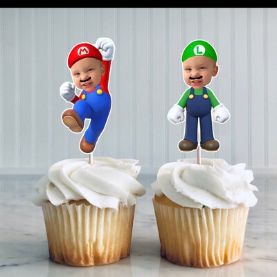 Pilot Custom Face Cupcake Toppers, Airlines Pilot, Graduation Pilot ...