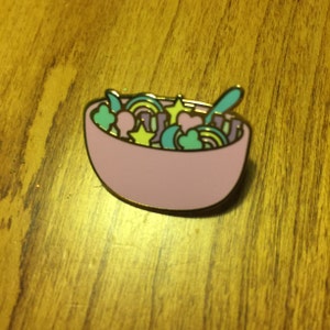 Lucky Charms Enamel Lapel Pin - Etsy