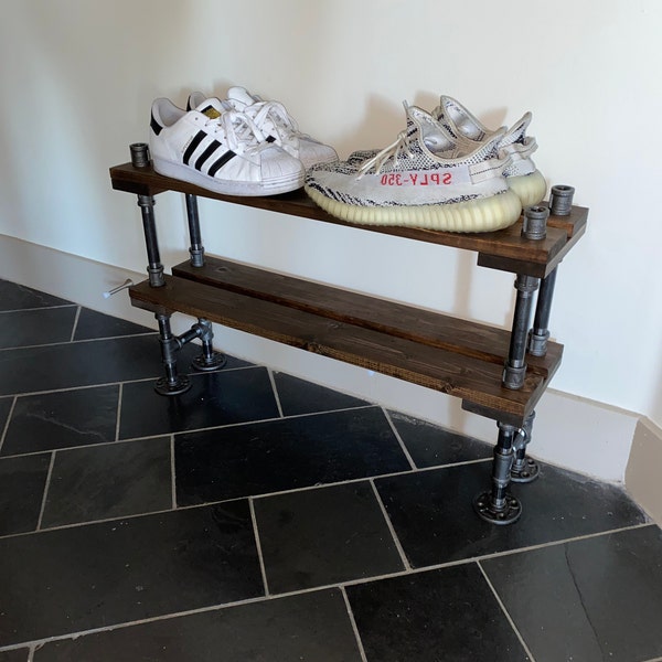 8 Depth Industrial Shoe Rack, Shoe Storage, Shoe Rack, Entryway Shoe ...