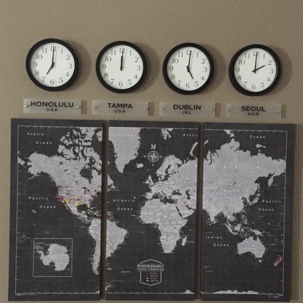 Map Push Pins: Clean White - Matte Finish - Etsy