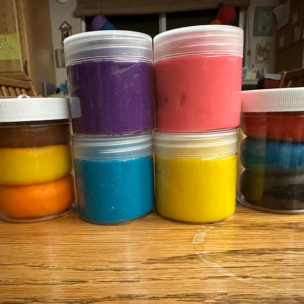 Sensory Dough Pack,homemade Playdough,play Dough Refill,kids Goodie ...