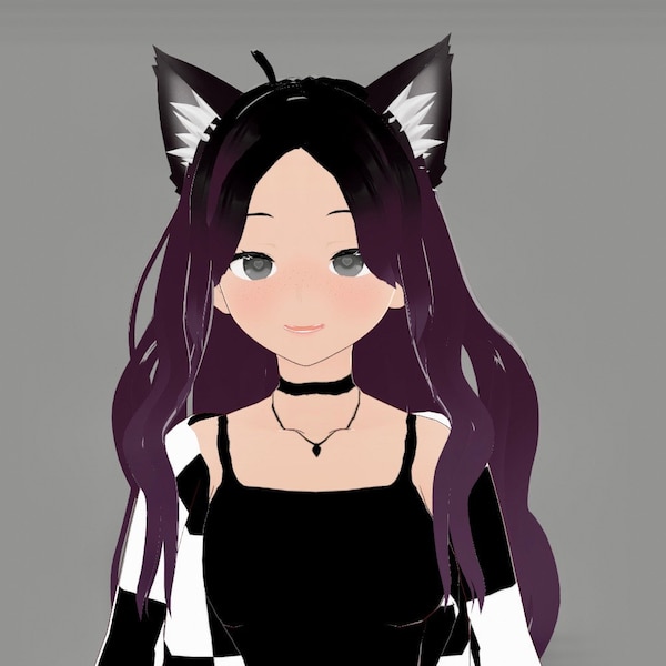 3D Vtuber Model Outfit / Vroid Outfit / Cow Outfit - Etsy