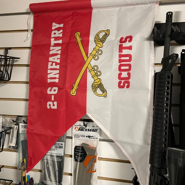 Custom Cavalry Guidon | Double Sided | 20"x27" | CAV | Free Shipping - Etsy