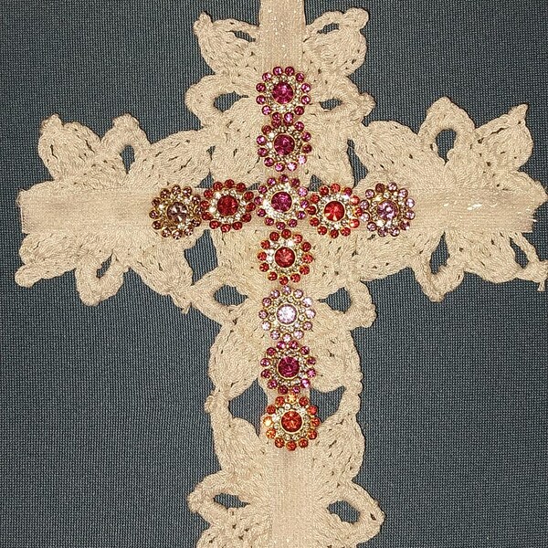 Cross Bookmark PDF Crochet Pattern Easter Cross Bookmark Easter Gift ...