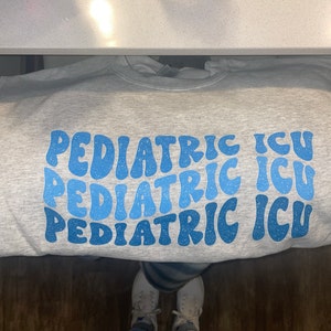 ICU Nurse Crewneck Sweatshirt, ICU Nurse Shirts Tshirt, ICU Nurse ...