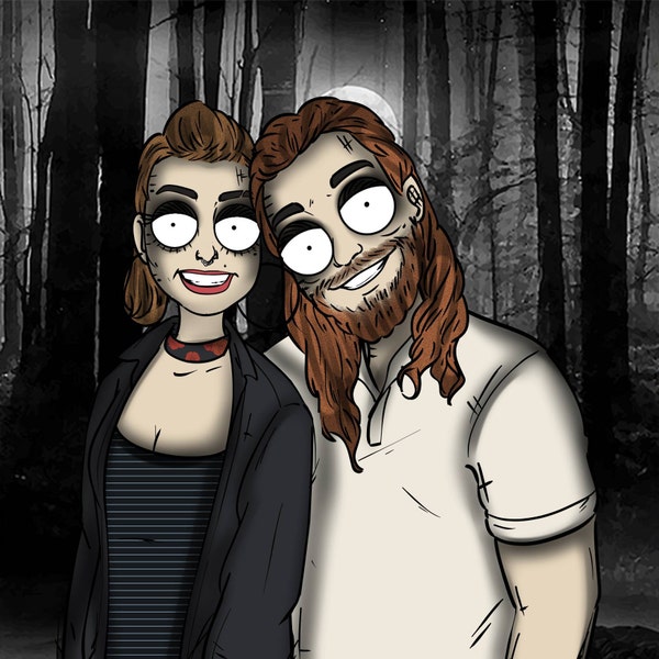 The Nightmare Portrait - Grove Street Art Di Carla - Digital Tim Burton ...