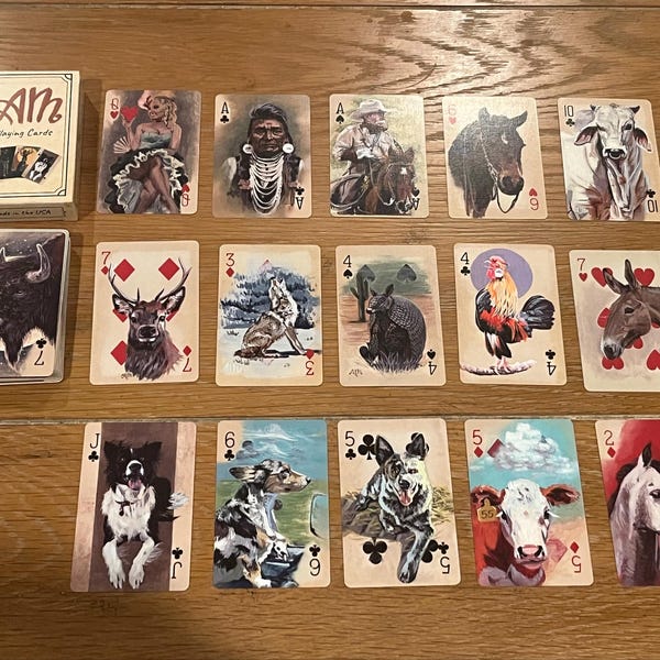 1ST DECK Western Art Playing Cards - Etsy