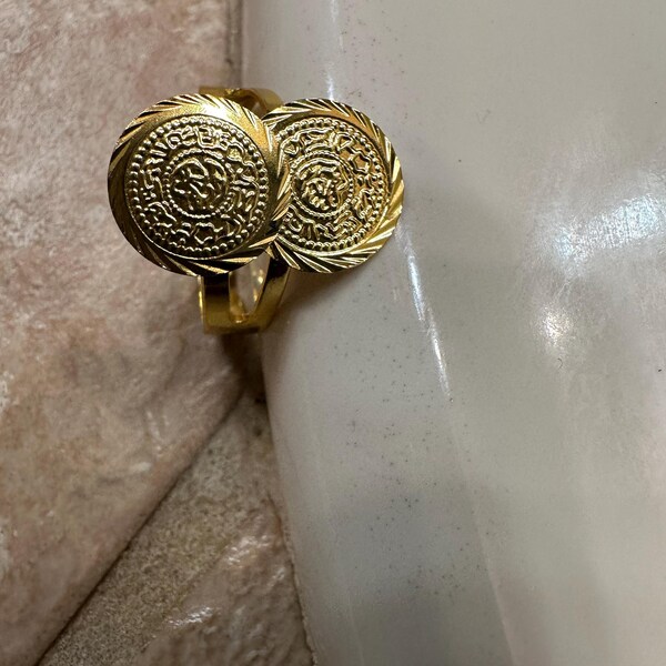 Saudi Arabia 24K Gold Plated Flag Necklace Khaleeji Arab Emirati ...