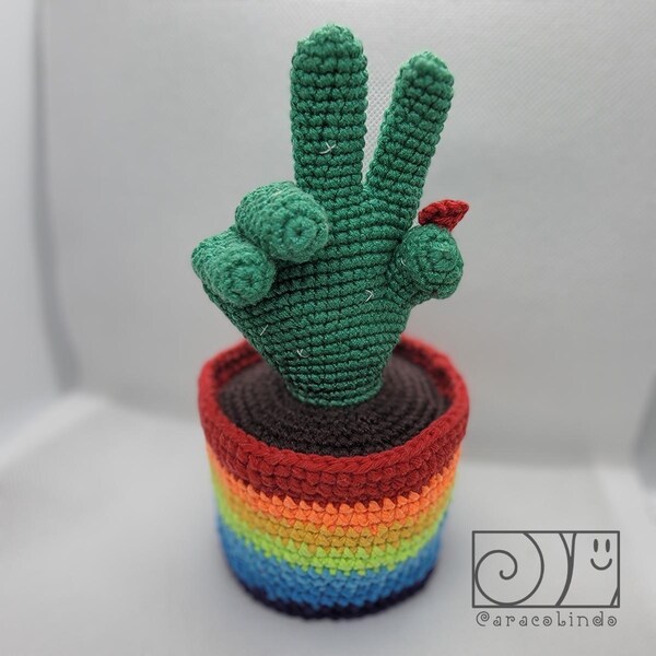 Cactus Hand CROCHET PATTERN / Amigurumi Cactus PDF English Pattern ...