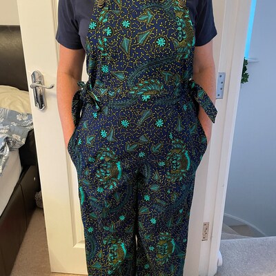 Side-tie Dungarees PATTERN Digital Pdf Video Tutorial, Overalls ...