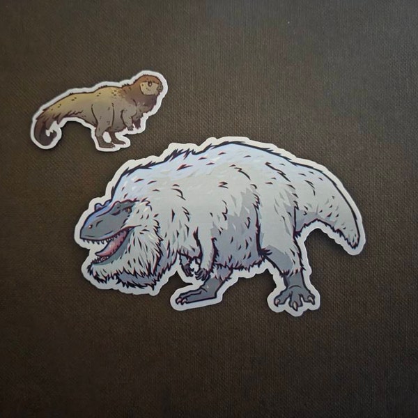 Cretaceous Chonkers - Cretoxyrhina, Shark, Original Art, Die Cut, Hand ...