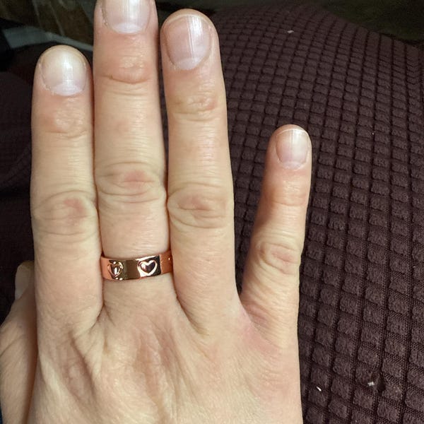 100% Pure Copper Therapy Ring for Pain Relief & Healing - Etsy