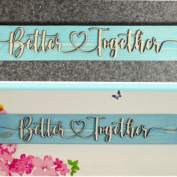 3D Wedding Sign, Name Sign Bridal Shower Gift, Boyfriend Gift ...